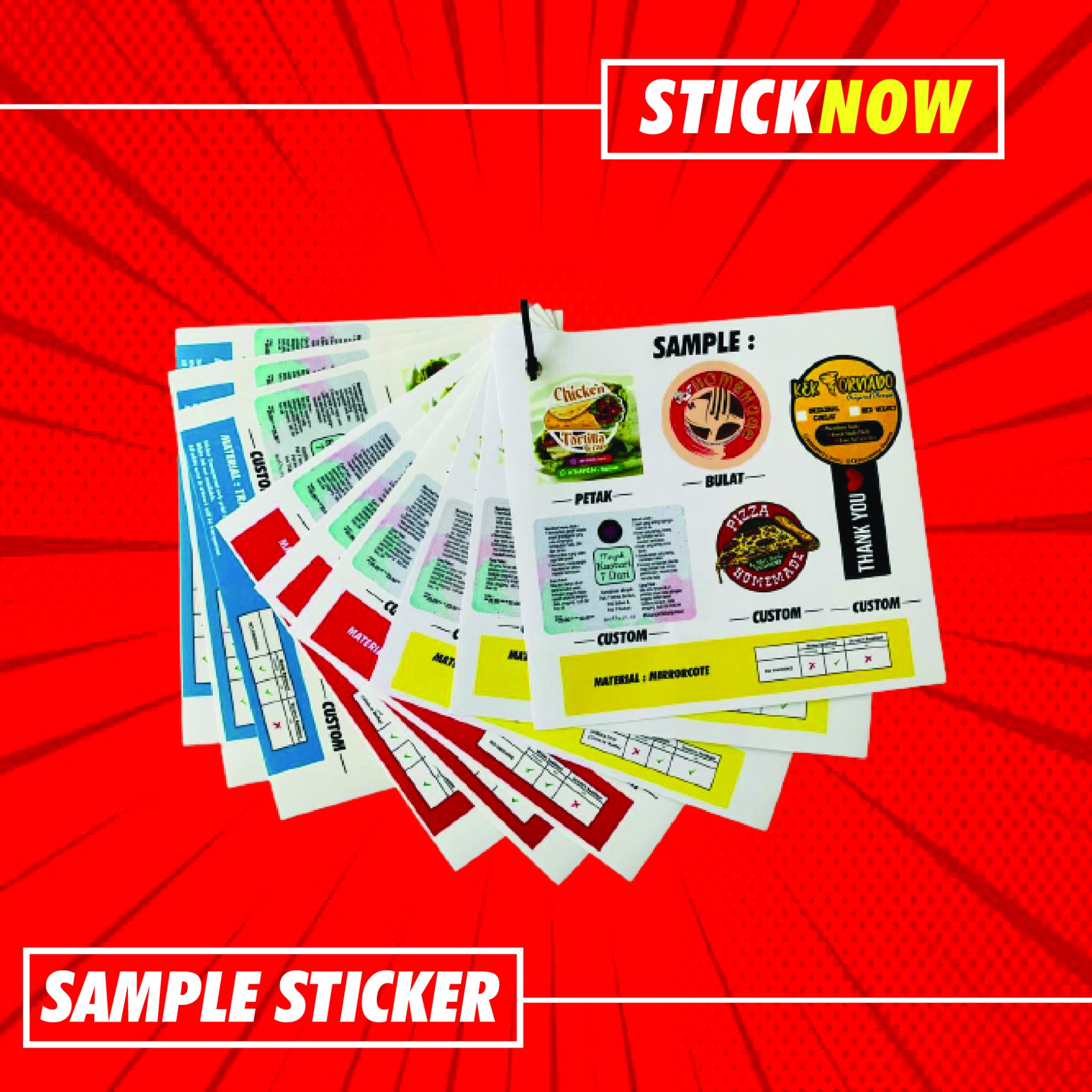 SAMPLE STICKER – STICKNOW