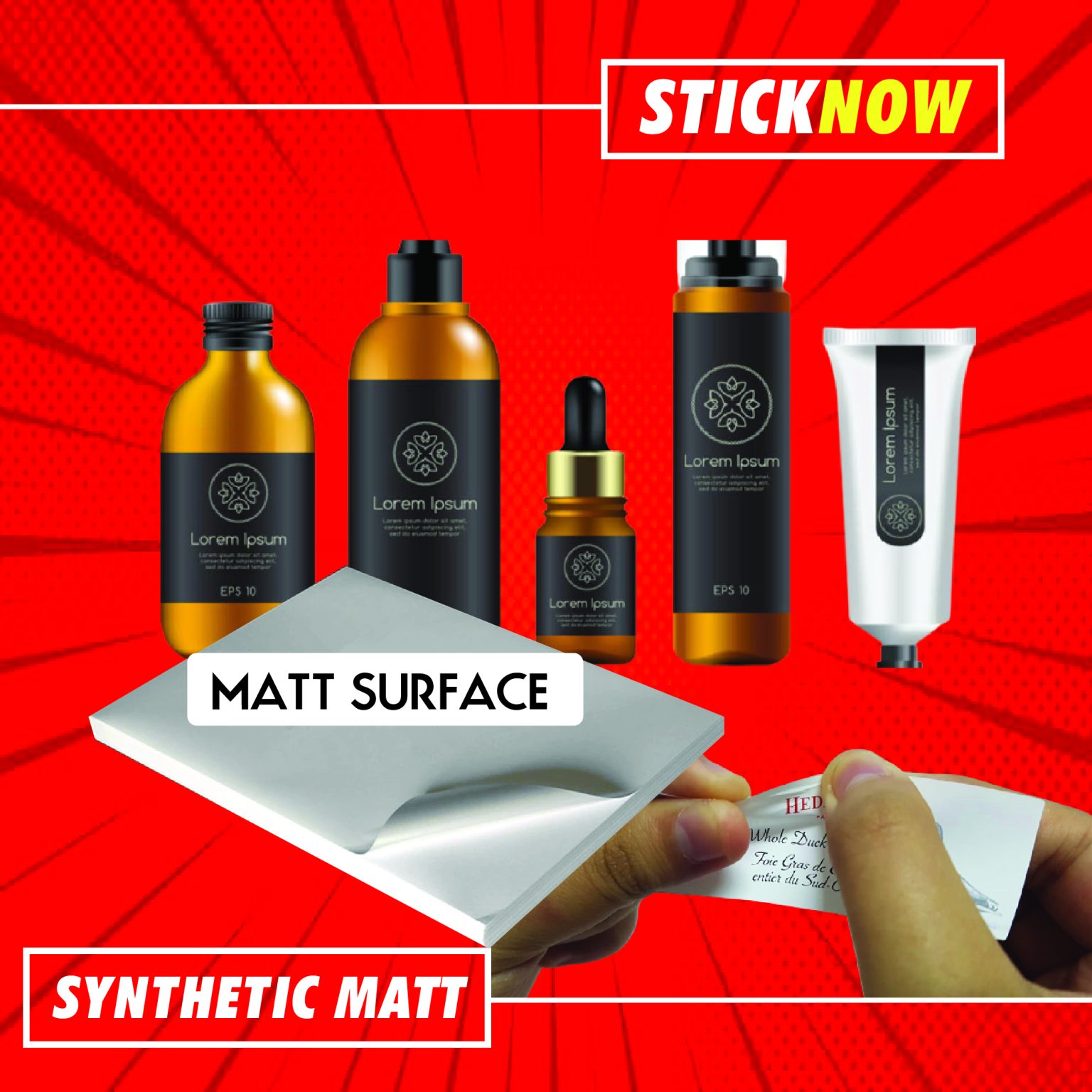 Sticker Synthetic Matt – STICKNOW