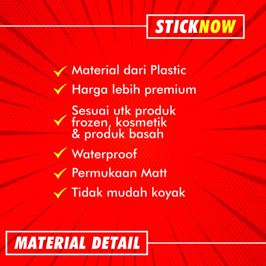 Sticker Synthetic Matt – STICKNOW