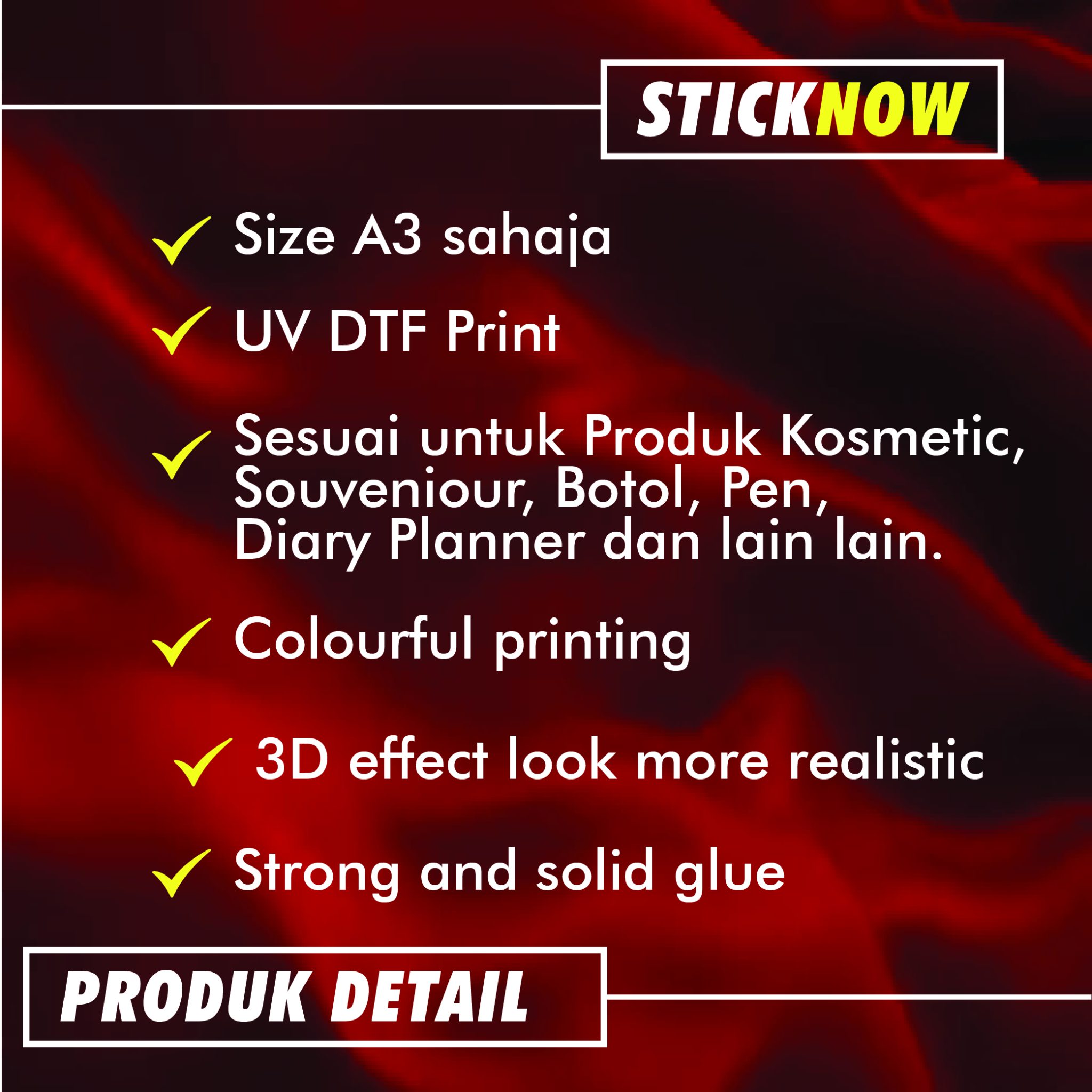 Sticker UV DTF – STICKNOW