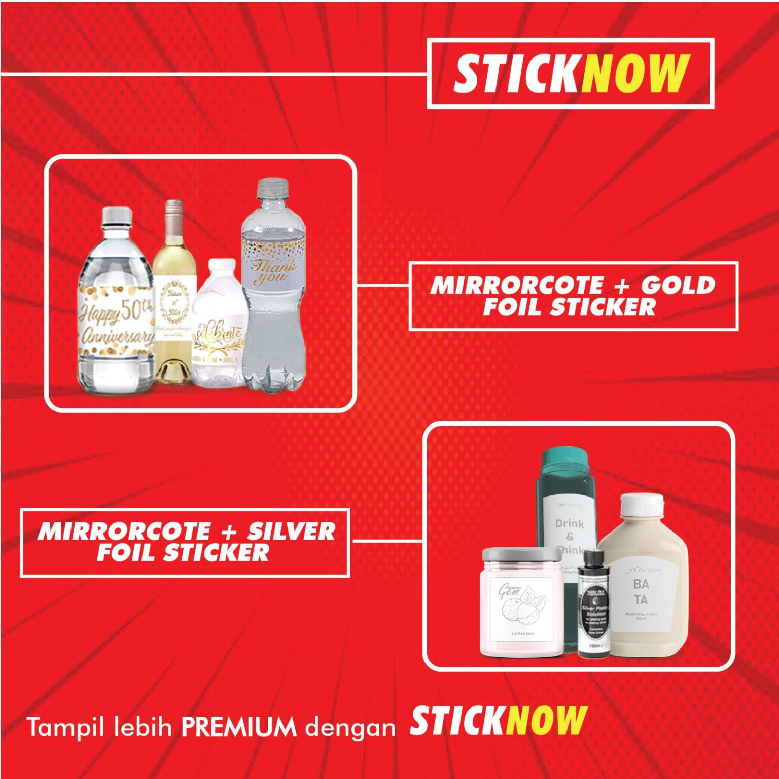 Sticker MCC + Foil – STICKNOW