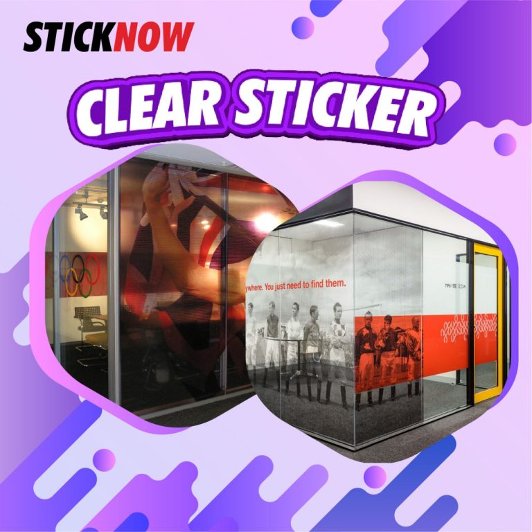 Clear Sticker – STICKNOW