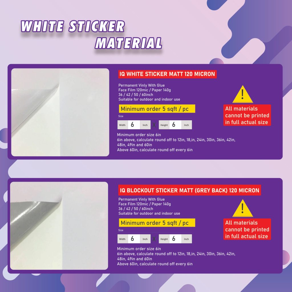 White Sticker – STICKNOW