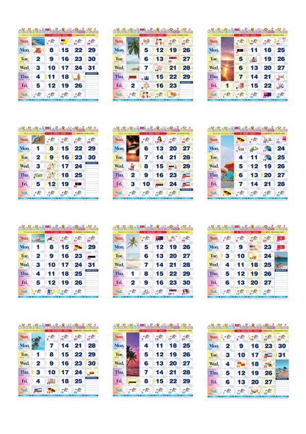 WALL CALENDAR NEW – STICKNOW