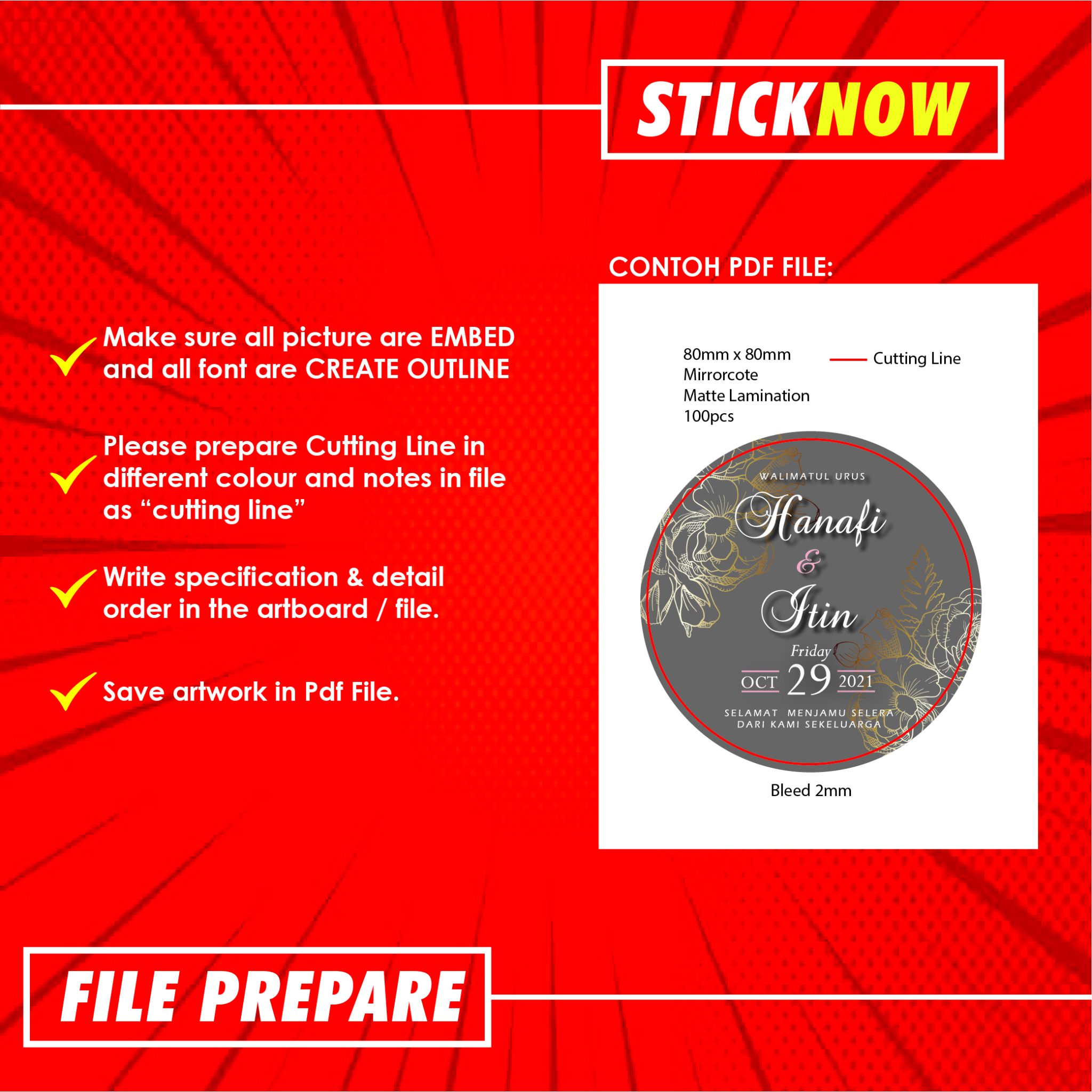 Sticker Silver – STICKNOW