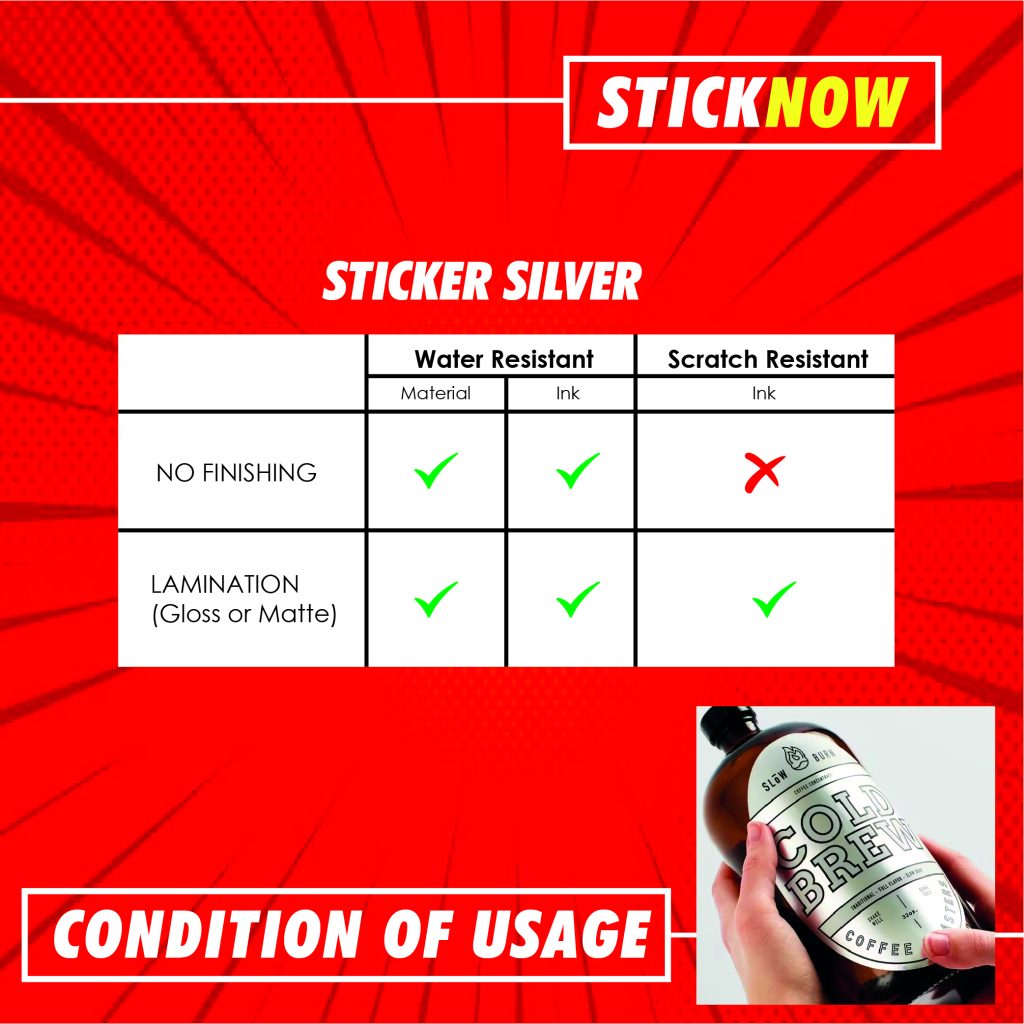 Sticker Silver – STICKNOW